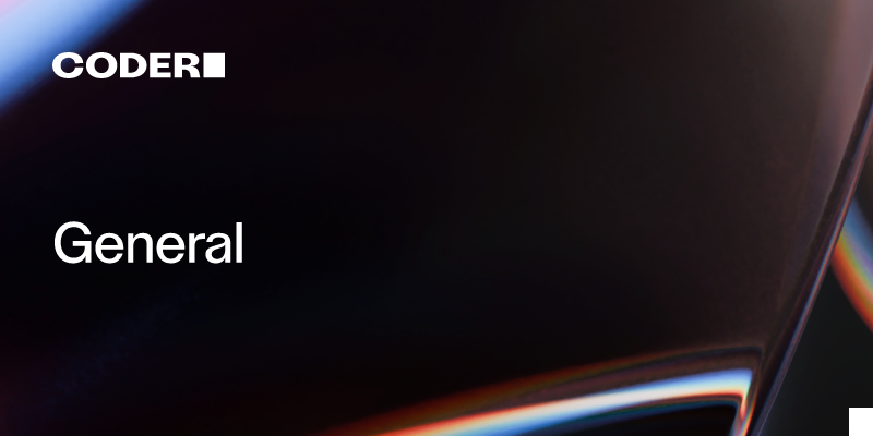 General API Reference | Coder Docs